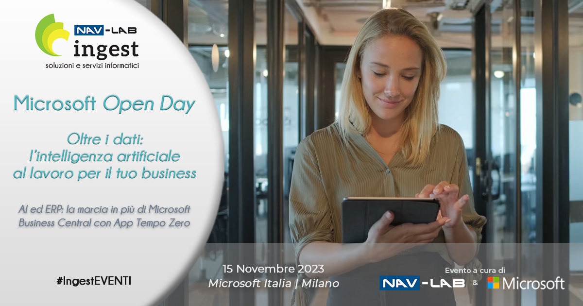 Microsoft Open Day | Oltre i dati: l'AI al lavoro per il tuo business ...
